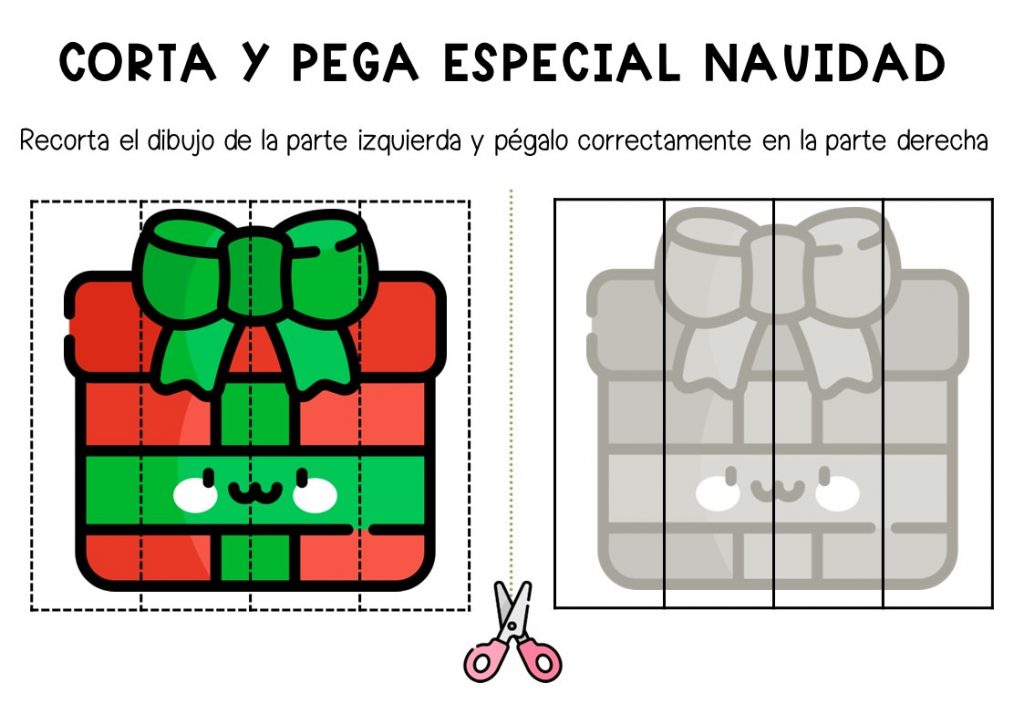 TRABAJAMOS LA MOTRICIDAD CORTA Y PEGA ESPECIAL NAVIDAD - Orientacion ...