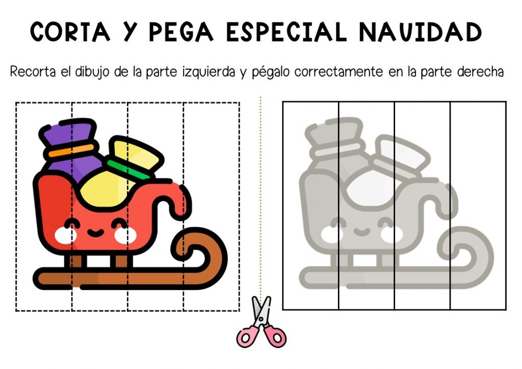 TRABAJAMOS LA MOTRICIDAD CORTA Y PEGA ESPECIAL NAVIDAD - Orientacion ...