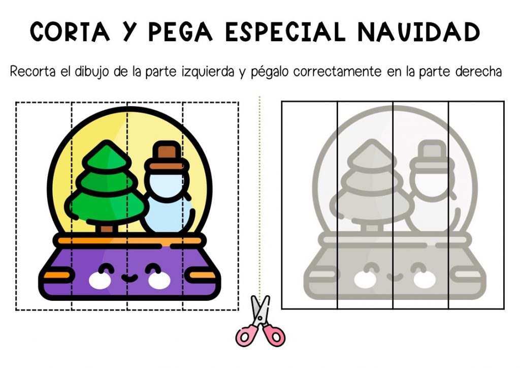 TRABAJAMOS LA MOTRICIDAD CORTA Y PEGA ESPECIAL NAVIDAD - Orientacion ...