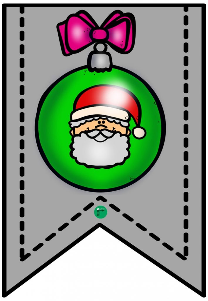 Banderines "Feliz Navidad" para decorar tu aula - Orientacion Andujar