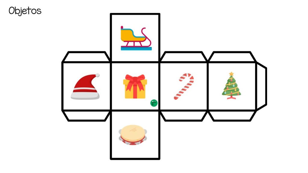 Divertidos dados manipulativos para inventar historias navideñas ...