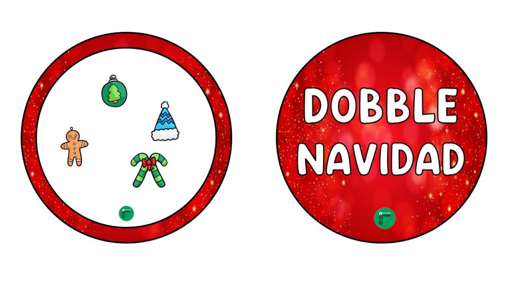 Divertido dobble navideño para jugar en familia - Orientacion Andujar