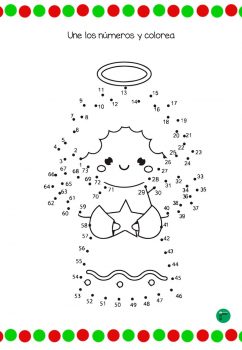 Fichas navideñas para ejercitar la motricidad fina - Orientacion Andujar