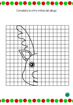 Fichas navideñas para ejercitar la motricidad fina - Orientacion Andujar