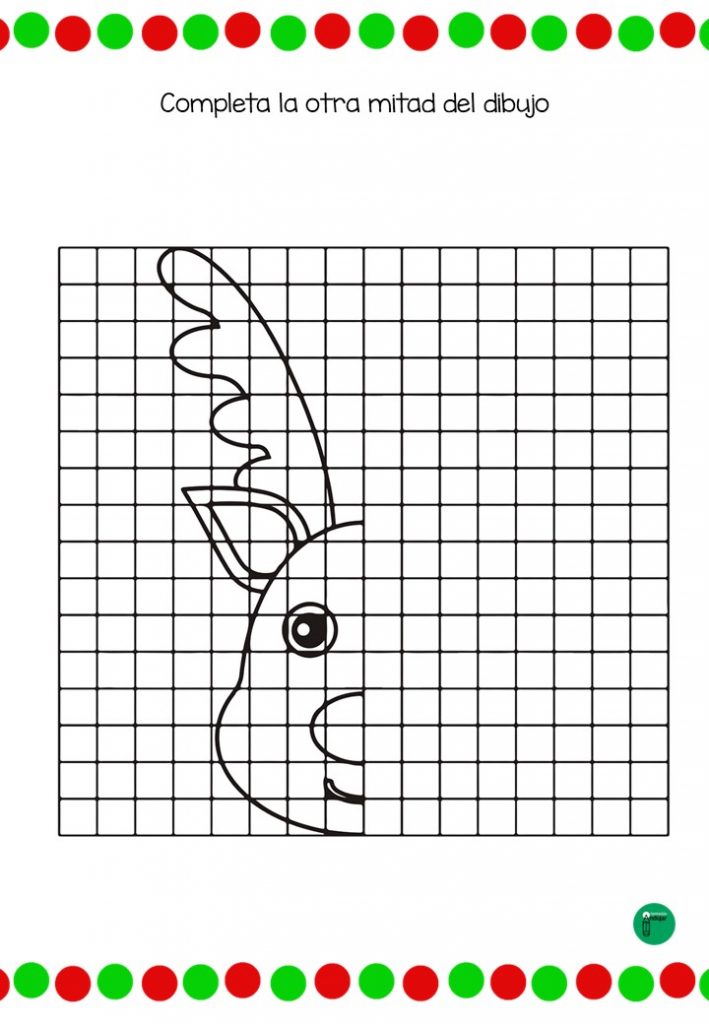 Fichas navideñas para ejercitar la motricidad fina - Orientacion Andujar