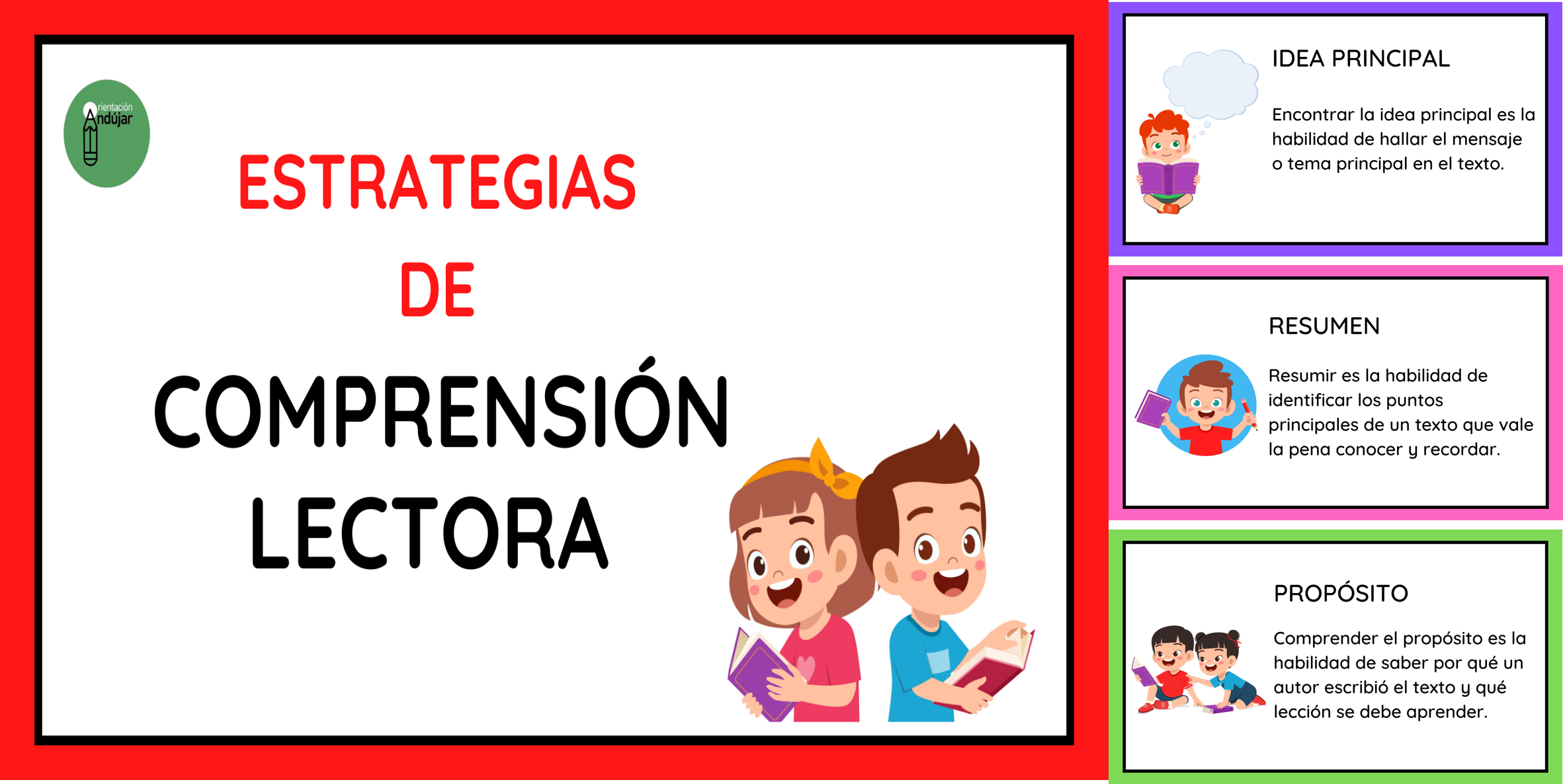 Estrategias de comprensión lectora - Orientacion Andujar