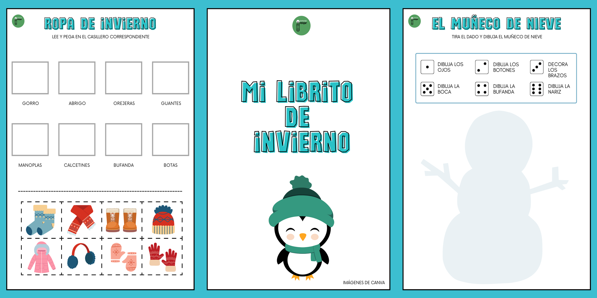 Imprimibles De Invierno Para Niños De 2 Años Dossier De Invierno