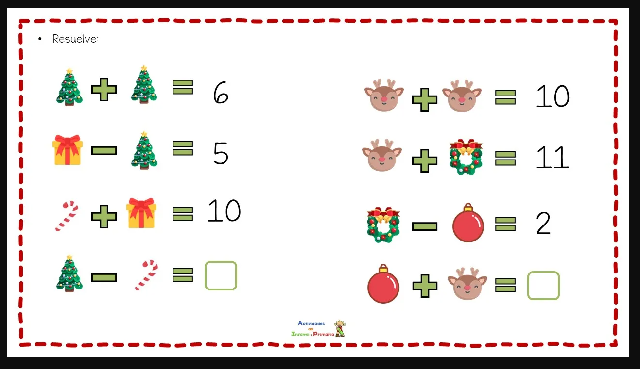 Acertijos Matemáticos Navideños
