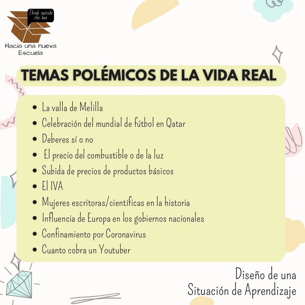 95 Temas para abordar una Situación de Aprendizaje - Orientacion Andujar