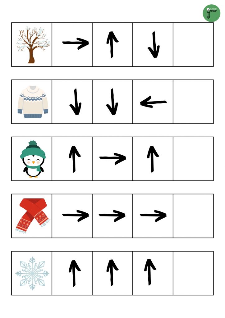 Encuentra el dibujo del INVIERNO - Orientacion Andujar