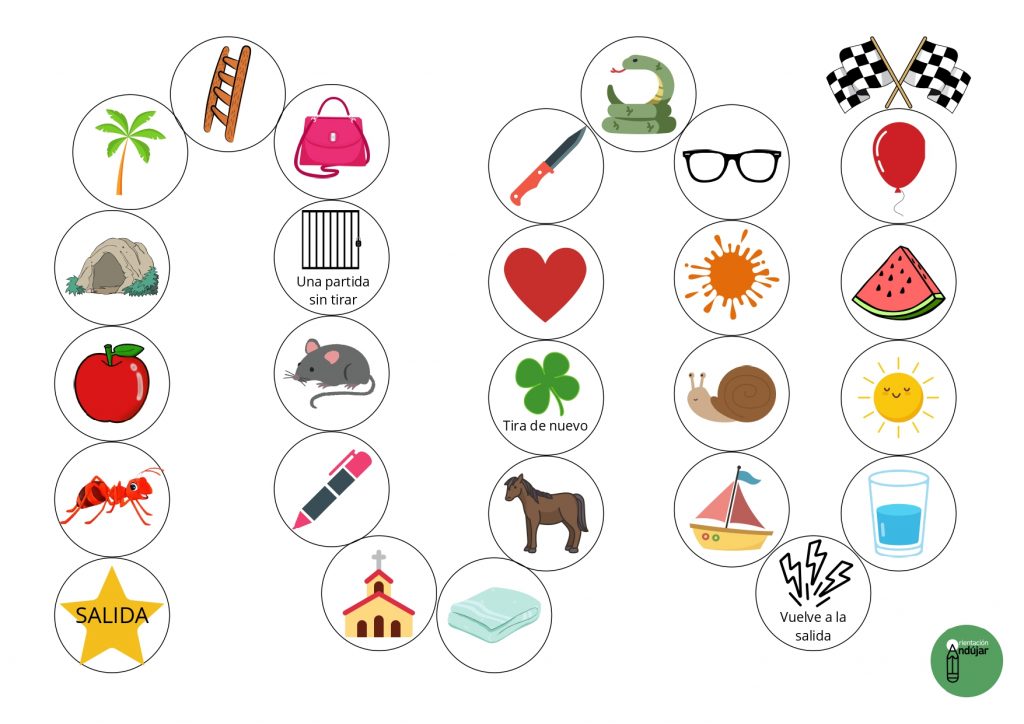 Trabaja la ortografía con el "JUEGO DE LA OCA" - Orientacion Andujar