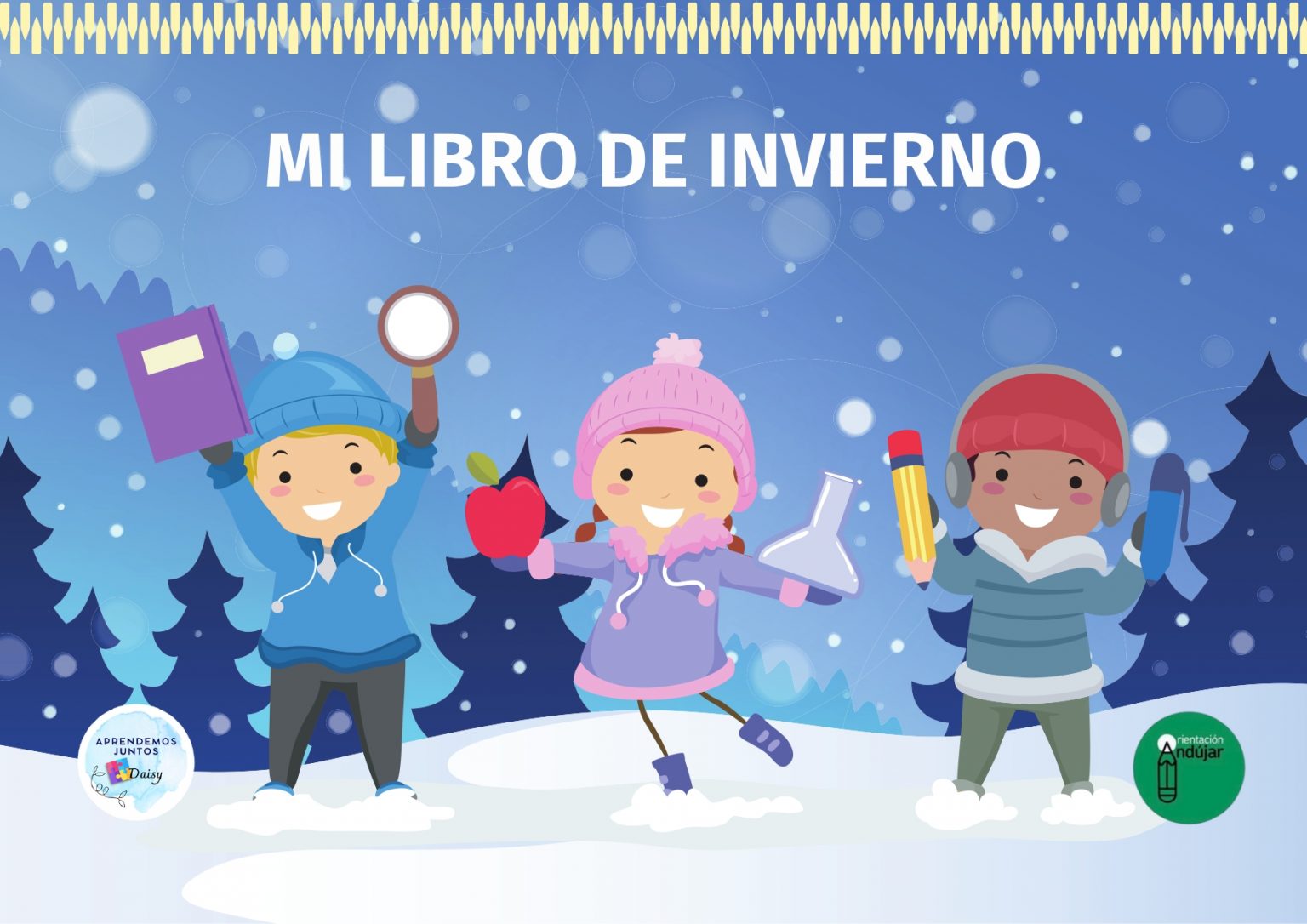 Manipulativo didactico Mi Libro de Invierno - Orientacion Andujar