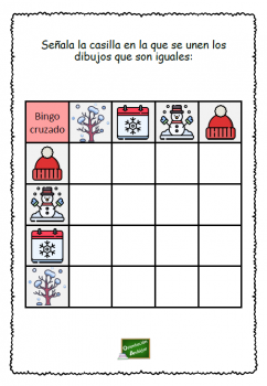 Bingo cruzado del INVIERNO - Orientacion Andujar