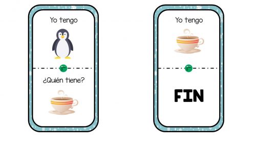 Diverto juego "¿Quién tiene? Yo tengo..." con temática de invierno ...