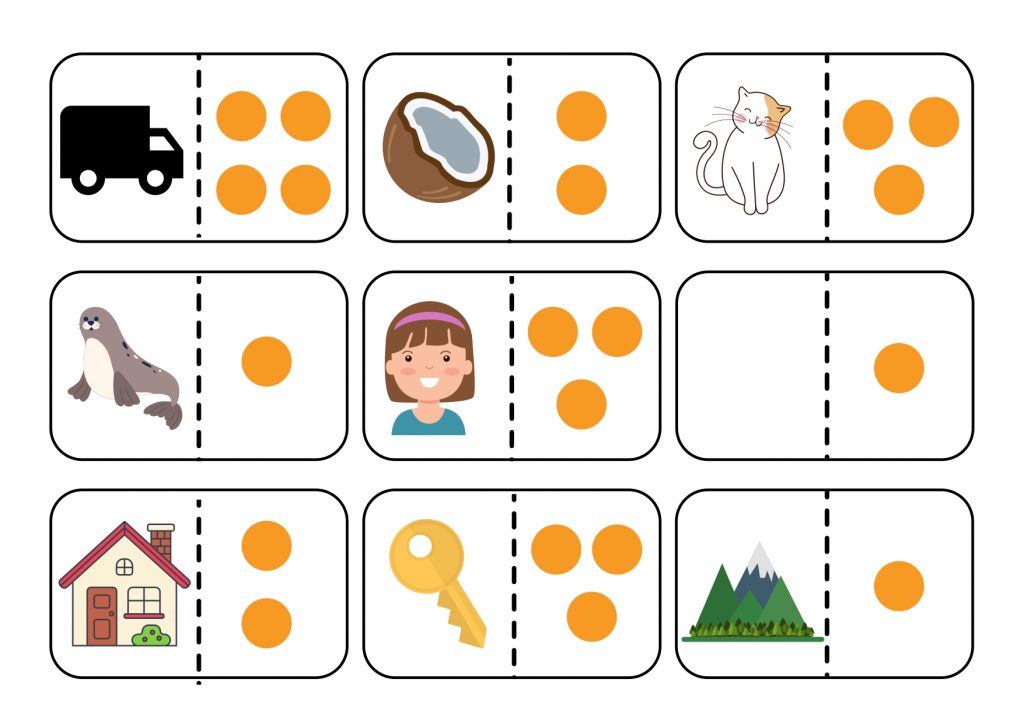 Divertido DOMINÓ SILÁBICO - Orientacion Andujar