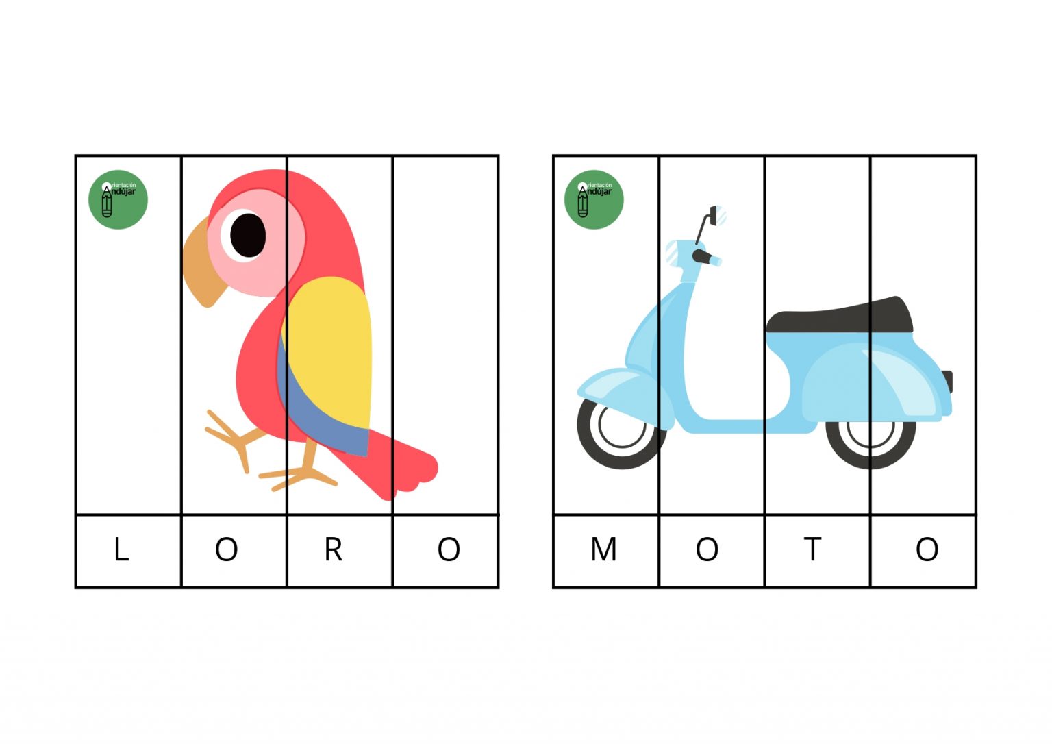 Divertidos rompecabezas de letras para formar palabras - Actividades de ...