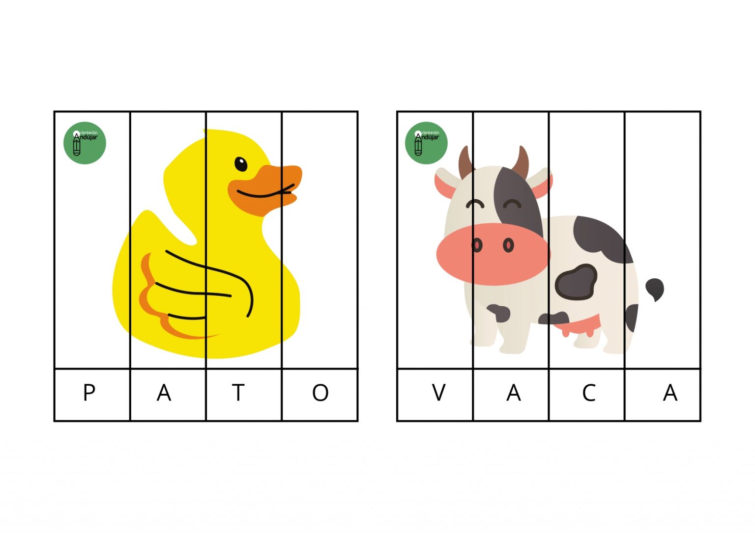 Divertidos rompecabezas de letras para formar palabras - Actividades de ...