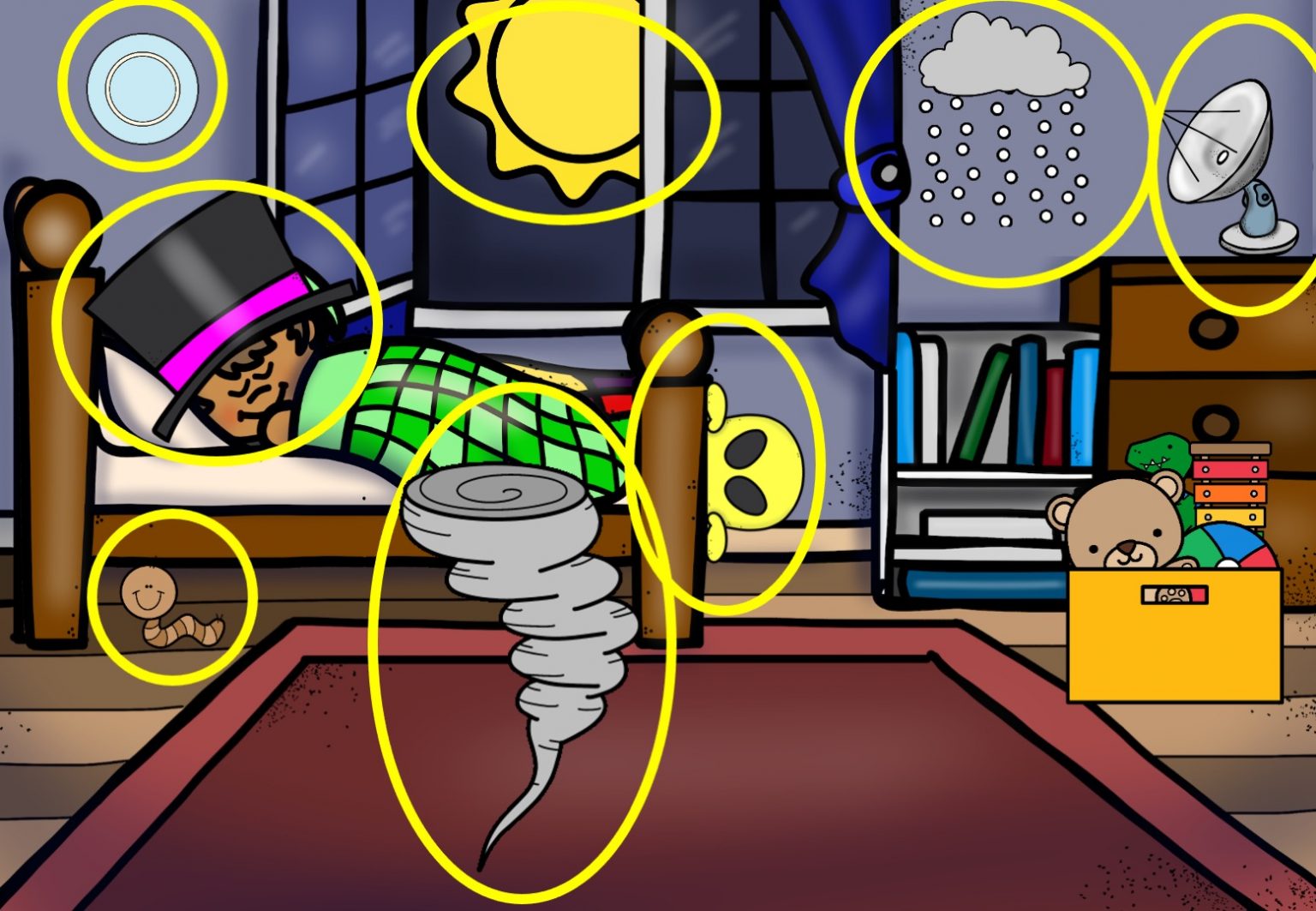 Láminas coloridas de absurdos visuales especiales para Niños/as TEA ...