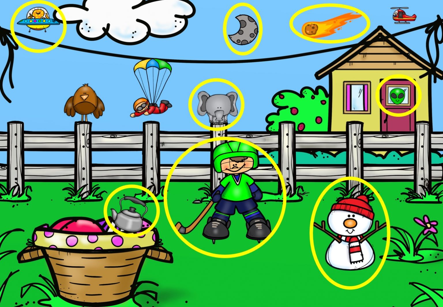 Láminas coloridas de absurdos visuales especiales para Niños/as TEA ...