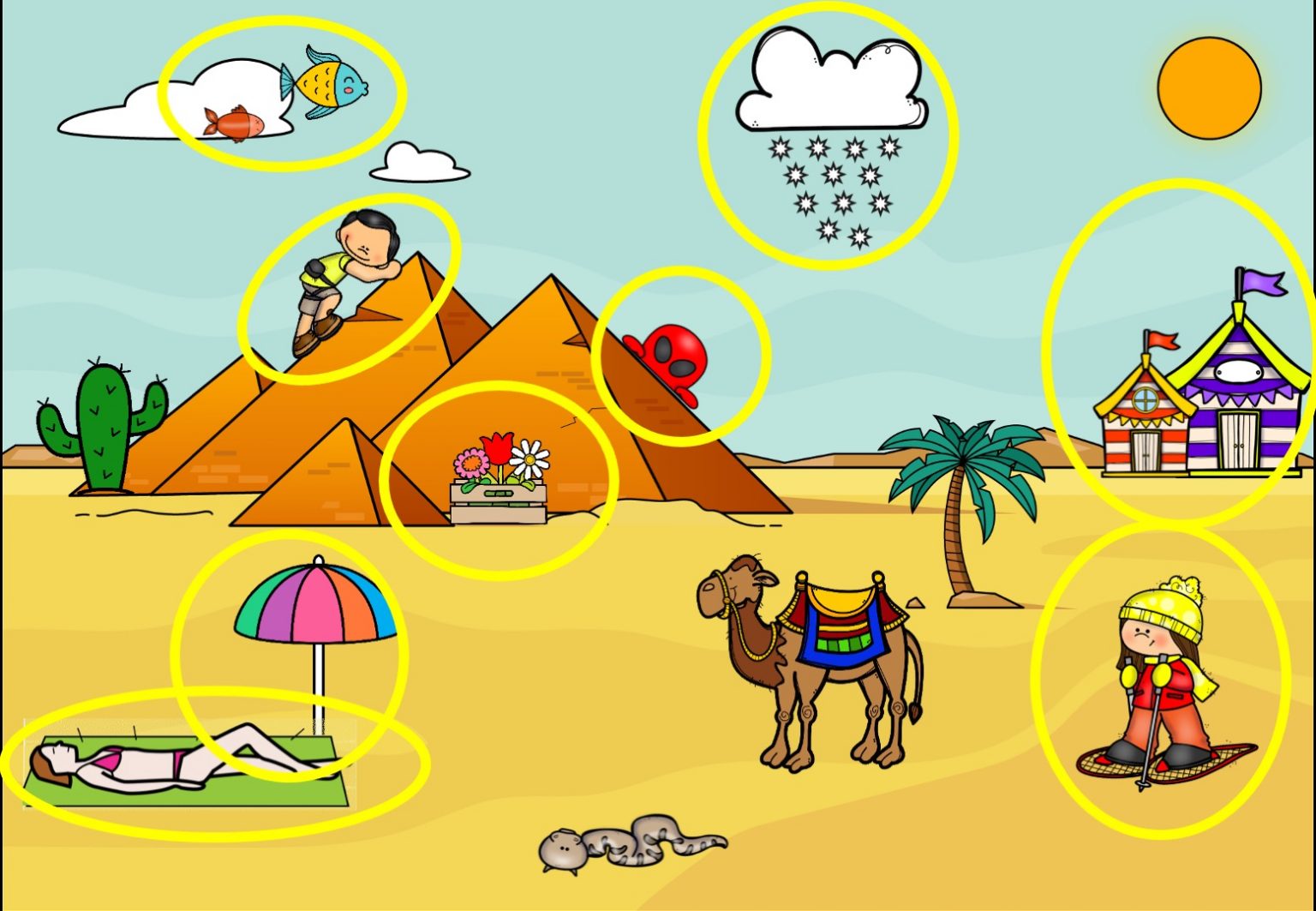 Láminas coloridas de absurdos visuales especiales para Niños/as TEA ...