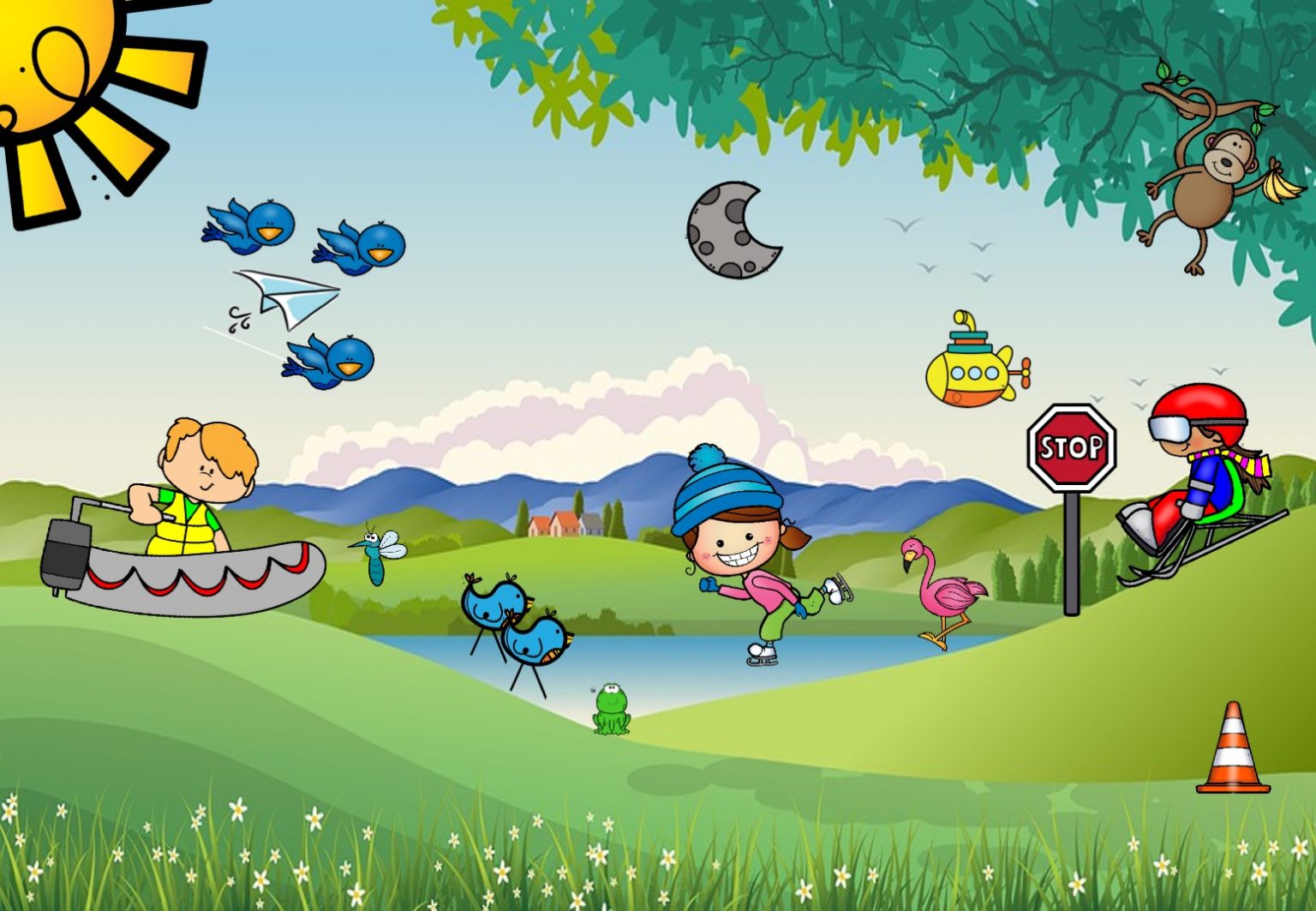 Láminas coloridas de absurdos visuales especiales para Niños/as TEA ...