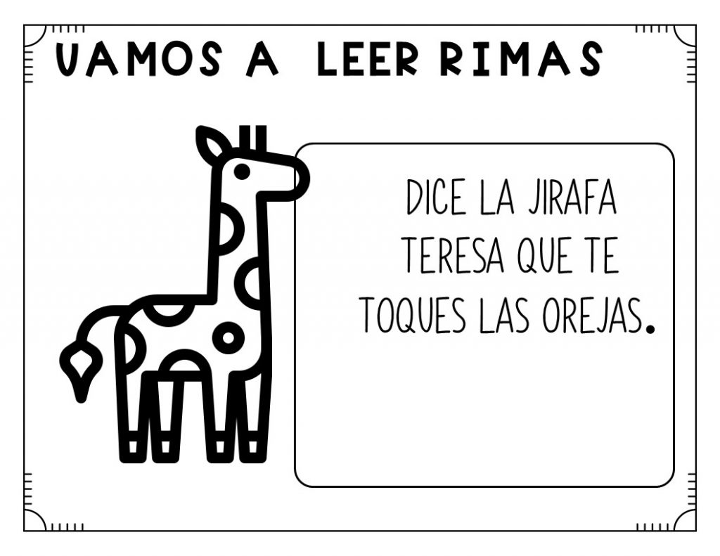 Bonito cuaderno de rimas con animales - Orientacion Andujar