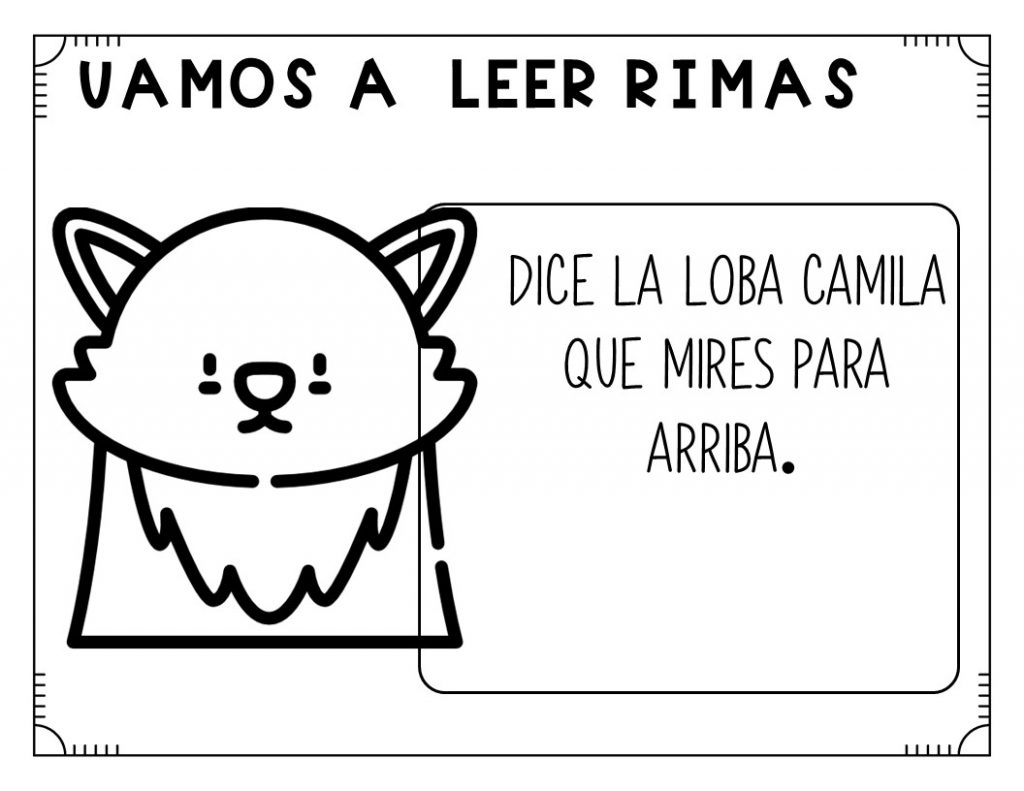 Bonito cuaderno de rimas con animales - Orientacion Andujar