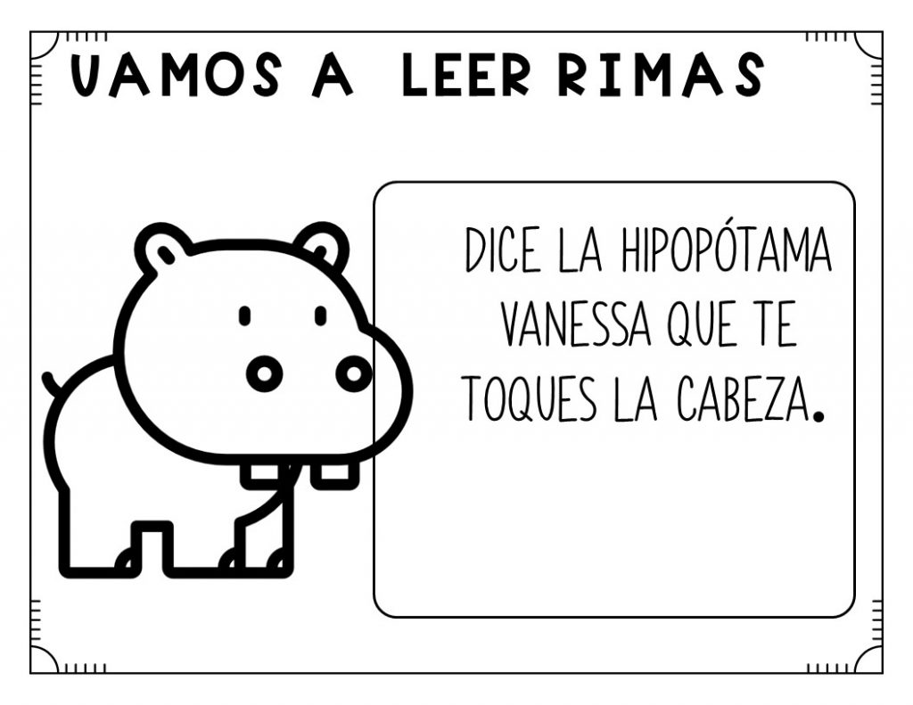 Bonito cuaderno de rimas con animales - Orientacion Andujar