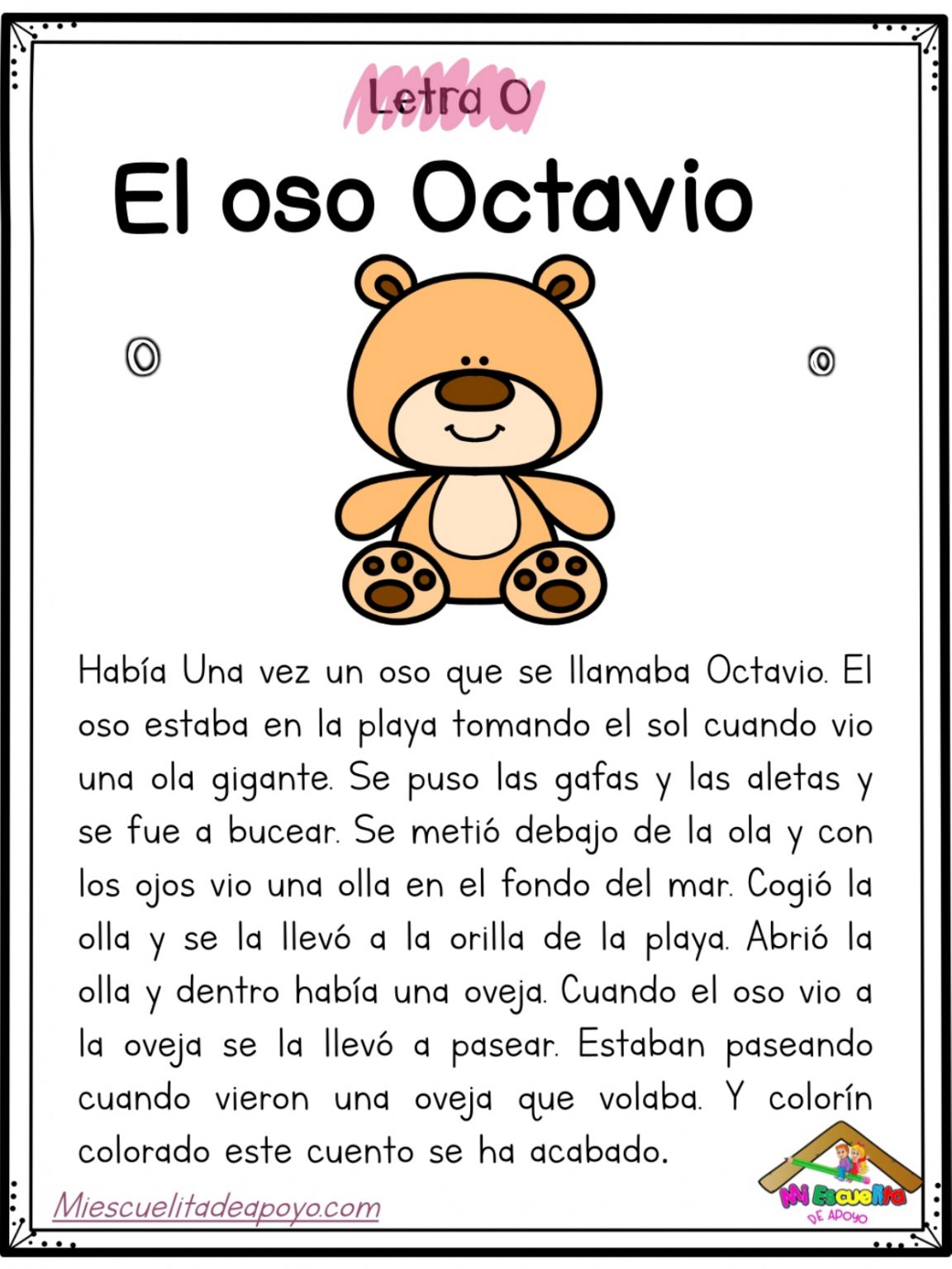 Bonitos Cuentos con las Letras del Abecedario - Orientacion Andujar