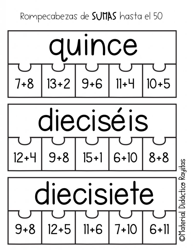 Divertido recurso de cálculo mental de sumas - Orientacion Andujar