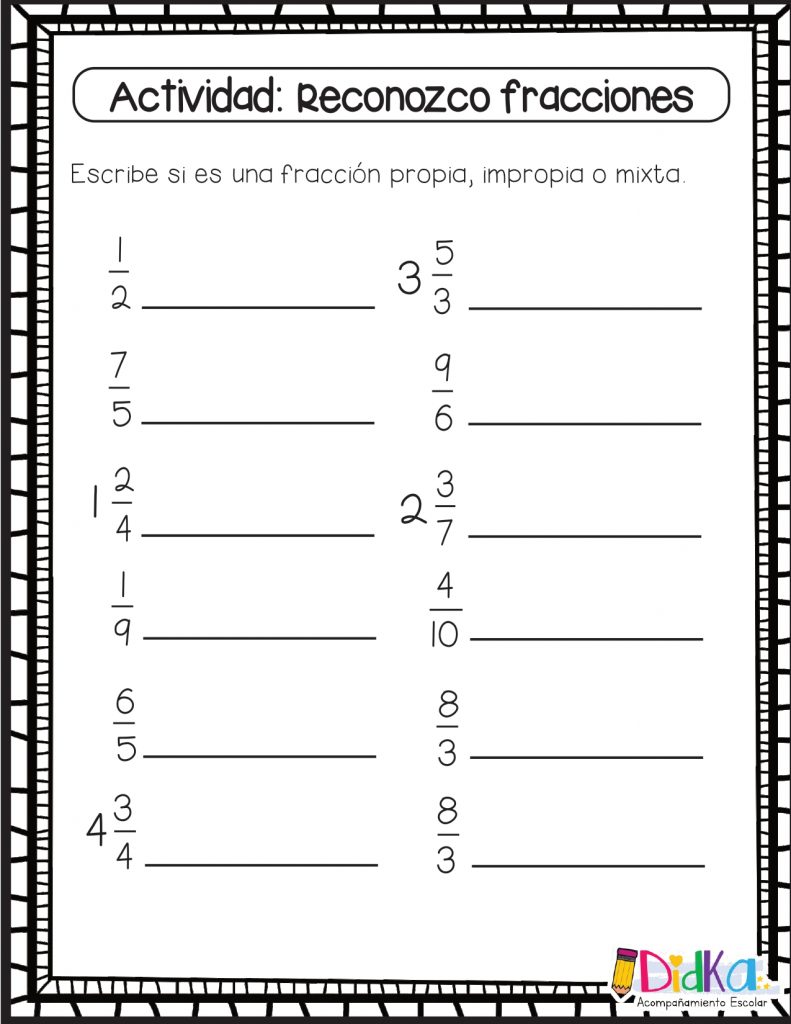 CONOZCO LAS FRACCIONES - Orientacion Andujar