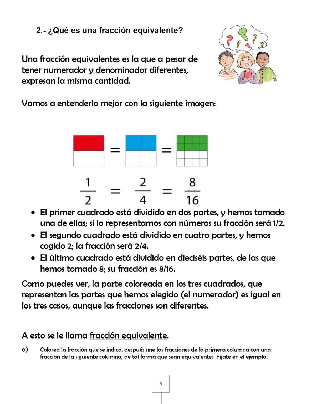 Cuadernillo fracciones tercer ciclo - Orientacion Andujar