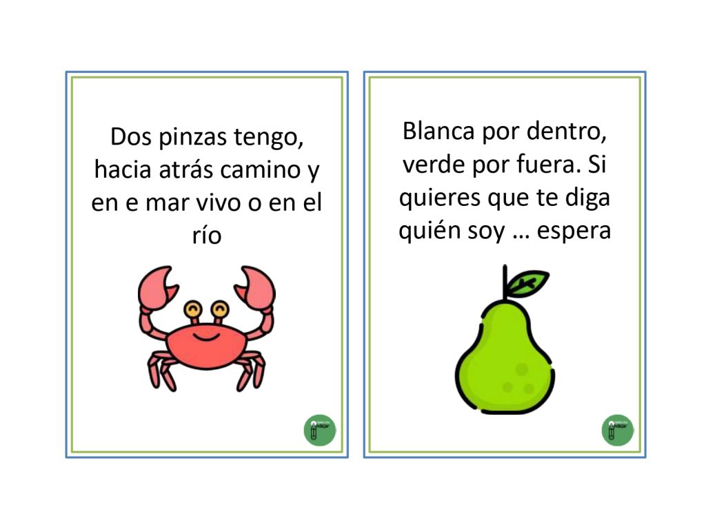 Divertidas adivinanzas para los más pequeños - Orientacion Andujar