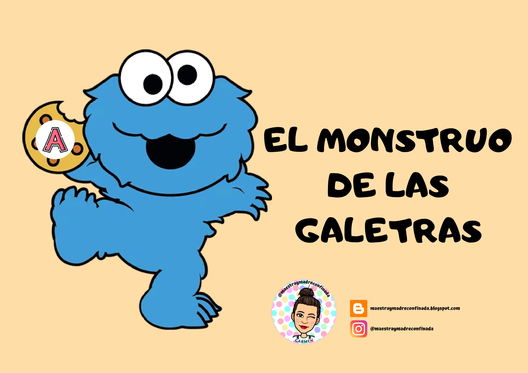 Dibujo Del Monstruo De Las Galletas