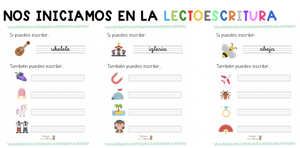 Hojas De Trabajo De Habilidades De Escritura