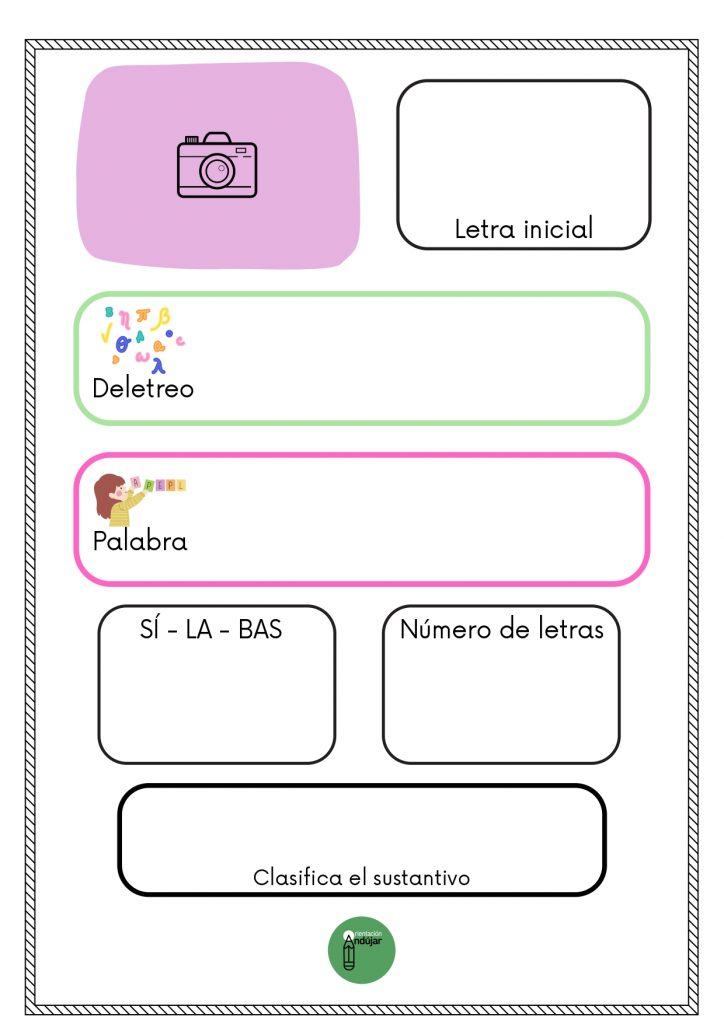 Fichas de iniciación a la escritura de palabras - Actividades de ...