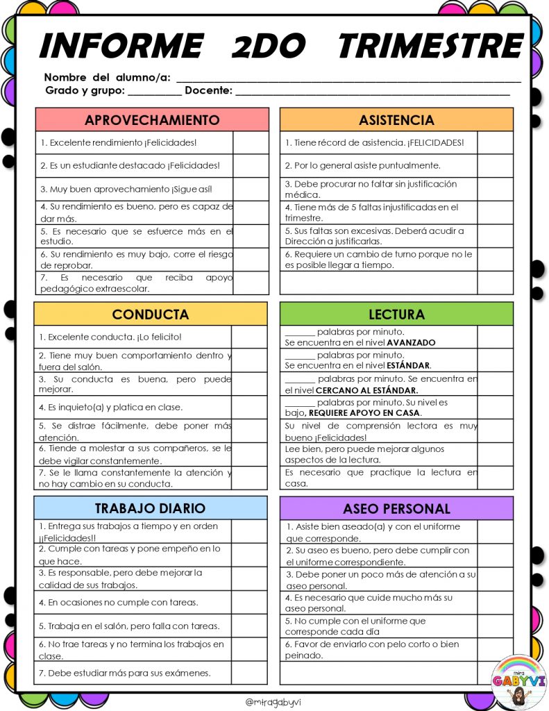 Genial INFORME 2º TRIMESTRE - Orientacion Andujar