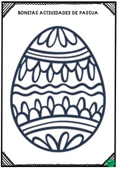 MI CUADERNILLO DE COLOREAR HUEVOS DE PASCUA - Orientacion Andujar