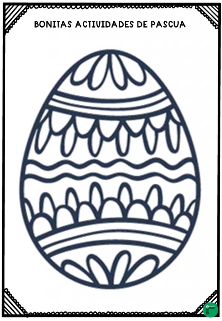 MI CUADERNILLO DE COLOREAR HUEVOS DE PASCUA - Orientacion Andujar