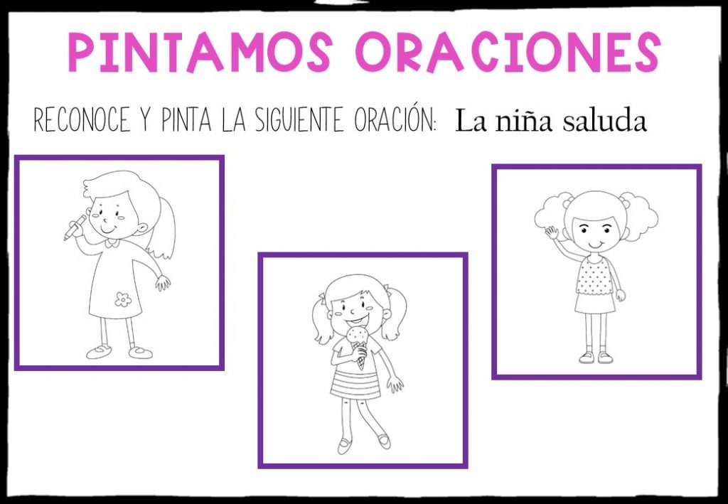 MI CUADERNITO DE PINTAR ORACIONES - Orientacion Andujar