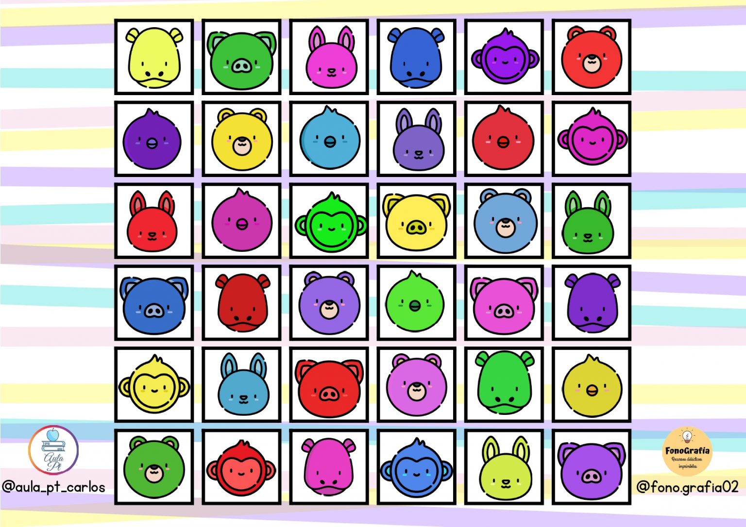 Súper Pack de juegos para trabajar los COLORES - Orientacion Andujar