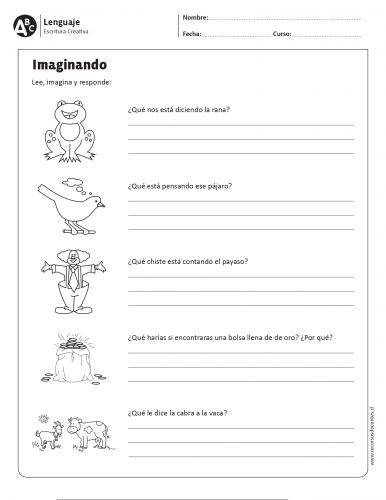 Recopilatorio de 75 fichas de escritura creativa para primaria pos ...