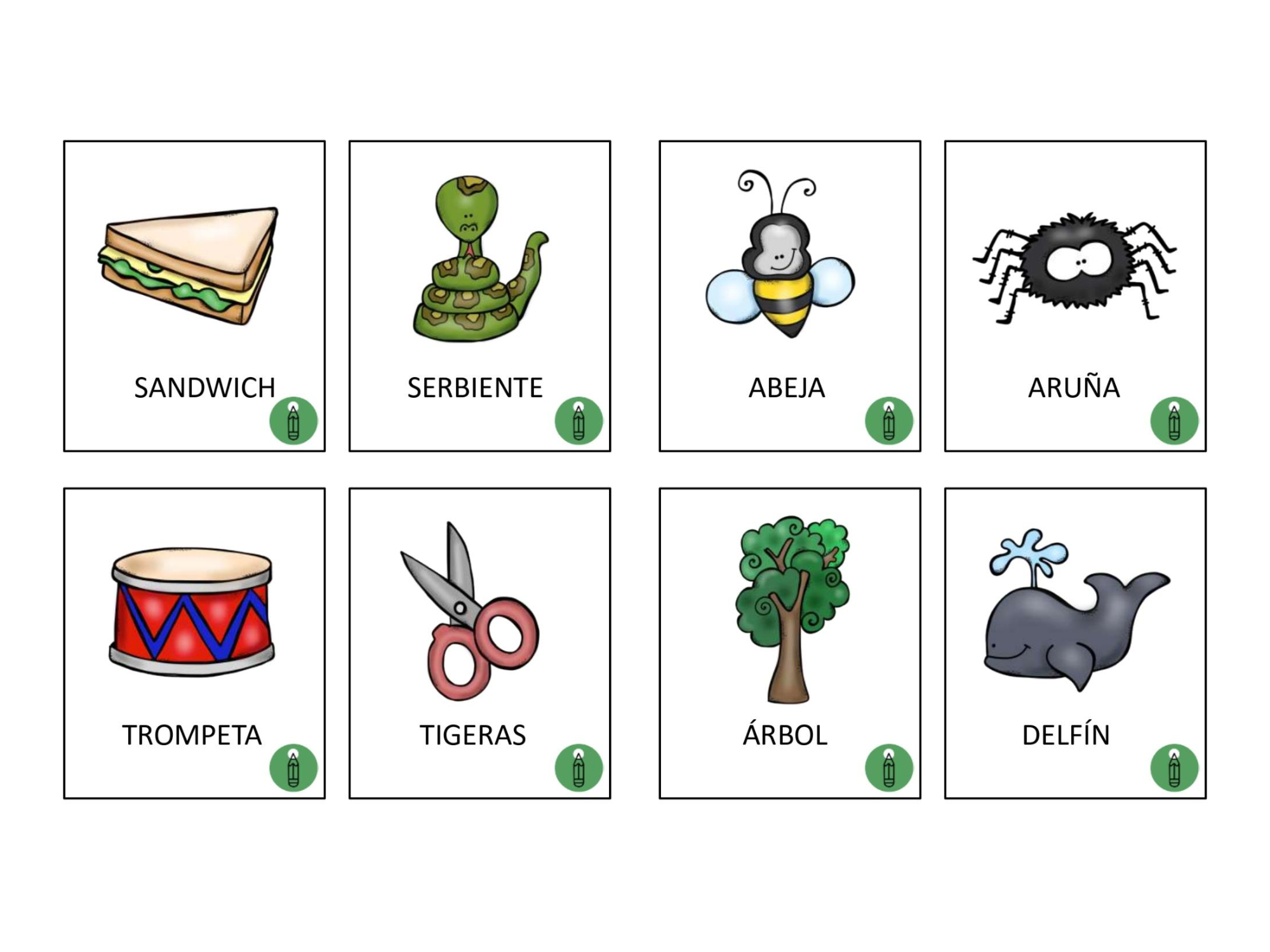 Divertidas tarjetas para trabajar comprensión lectora, vocabulario y ...