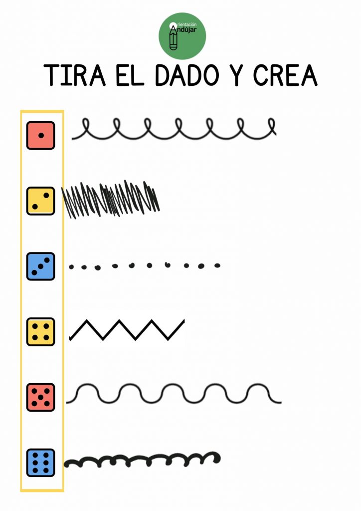 TIRA EL DADO Y CREA BONITOS DIBUJOS - Orientacion Andujar
