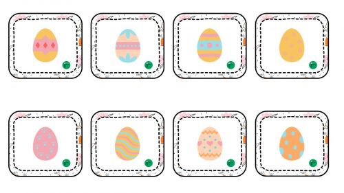 Divertido memory de Pascua - Orientacion Andujar