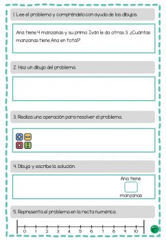 Plantillas para resolver problemas sencillos - Orientacion Andujar