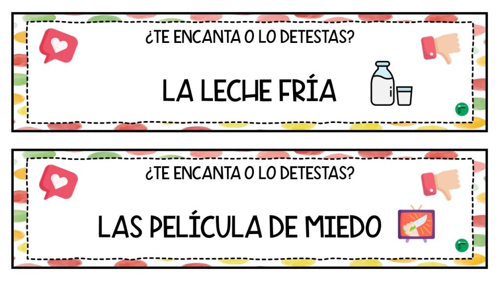 Nuevas tarjetas de conversación para ejercitar la expresión oral en el ...