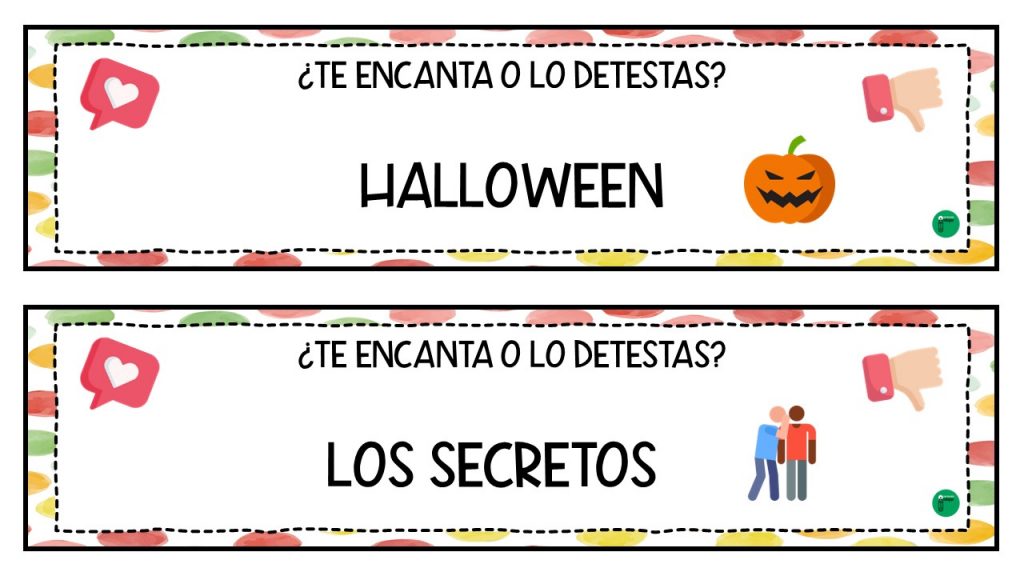 Nuevas tarjetas de conversación para ejercitar la expresión oral en el ...