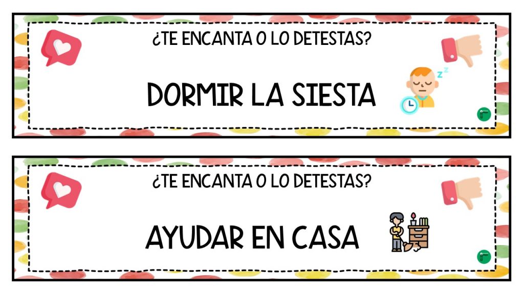 Nuevas tarjetas de conversación para ejercitar la expresión oral en el ...