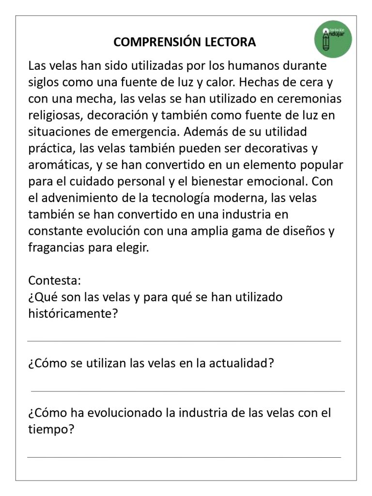 Textos de comprensión lectora - Orientacion Andujar